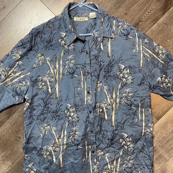 Shirts | Vintage Summa Silk Shirt | Poshmark